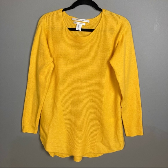 Max Studio | Sweaters | Max Studio Cashmere Sweater Large 2ply Yellow ...
